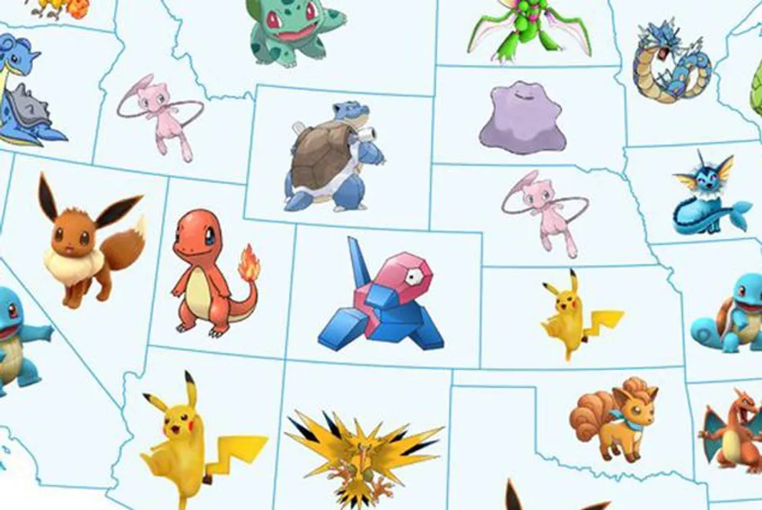 The Most Popular Pokemon In Every State